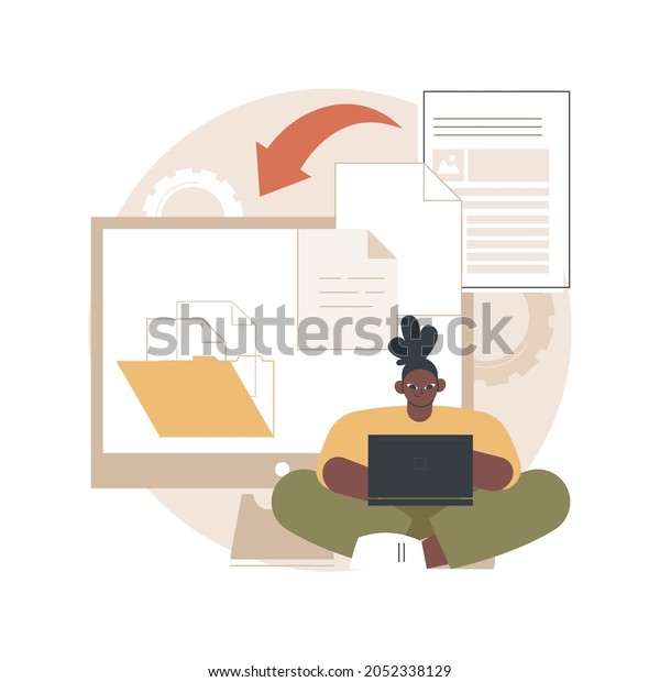 Digital Transformation Abstract Concept Vector Illustration Stock ...