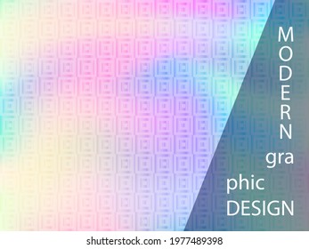 Digital Voucher Geometric Holographic Vector Background Stock Vector ...
