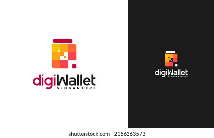 Digital Wallet Logo Designs Concept Vector Stock Vector (Royalty Free ...