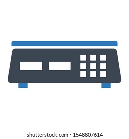 Digital Weight Scale Display Vector Icon Stock Vector (Royalty Free ...