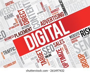 Direct Word Cloud Business Concept Stock Vector (Royalty Free) 261491270