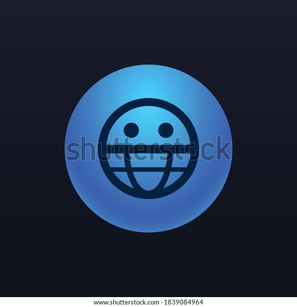 Digital World App Icon Button Stock Vector (Royalty Free) 1839084964 ...