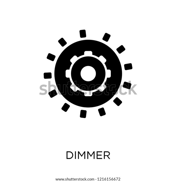 Dimmer Icon Dimmer Symbol Design Smarthome: vector de stock (libre de ...