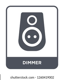 Dimmer Icon Vector On White Background Stock Vector (Royalty Free ...