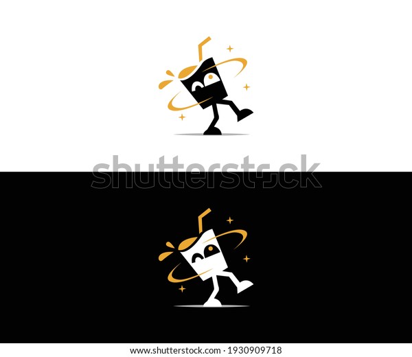 Ding Cartoon Logo Design Eps Format Stock Vector (Royalty Free ...