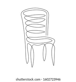 Dining Table Line Drawing Vector Furniture Stock Vector (Royalty Free ...