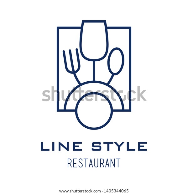 Dining Restaurant Logo Design Inspiration Stock Vector (Royalty Free ...