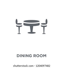 Dining Room Icon Dining Room Design Stock Vector (Royalty Free ...