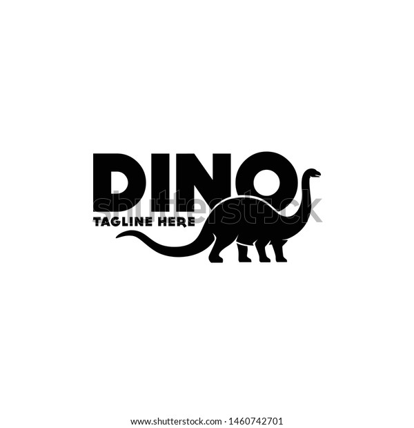 Dino Dinosaur Logo Design Vector 스톡 벡터(로열티 프리) 1460742701 | Shutterstock