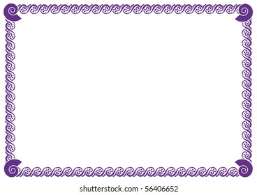 Diploma Frame Stock Vector (Royalty Free) 56406652 | Shutterstock