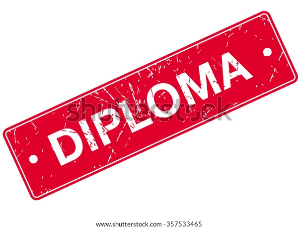 Diploma Stamp Sign Stock Vector (Royalty Free) 357533465 | Shutterstock