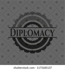 Diplomacy Dark Emblem Stock Vector (Royalty Free) 1173185137 | Shutterstock