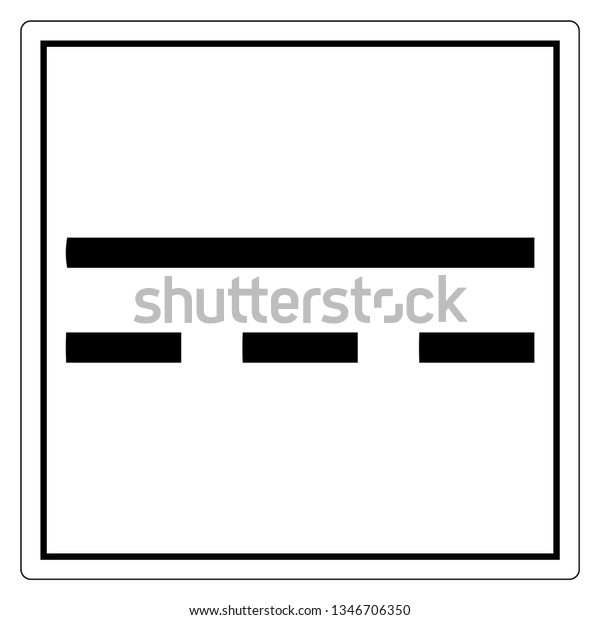 Direct Current Dc Symbol Sign Vector Stock Vector (Royalty Free ...
