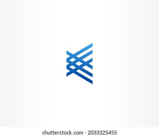 Direct Line Shape Vector Logo Design Stock Vector (Royalty Free ...