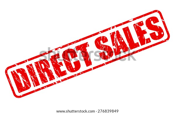 Direct Sales Red Stamp Text On Stock Vector (Royalty Free) 276839849