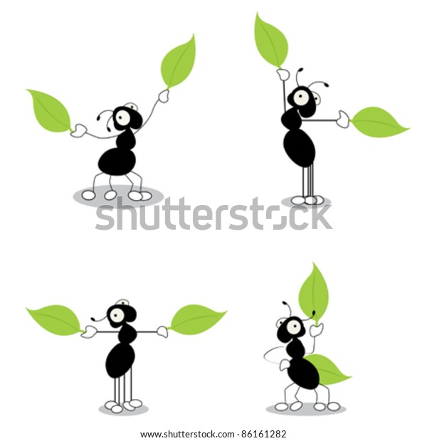Directing Traffic Conceptual Cartoon Action Characters Stock Vector ...
