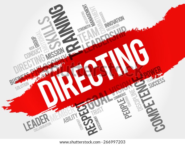 Directing Word Cloud Business Concept Stock Vector (Royalty Free ...