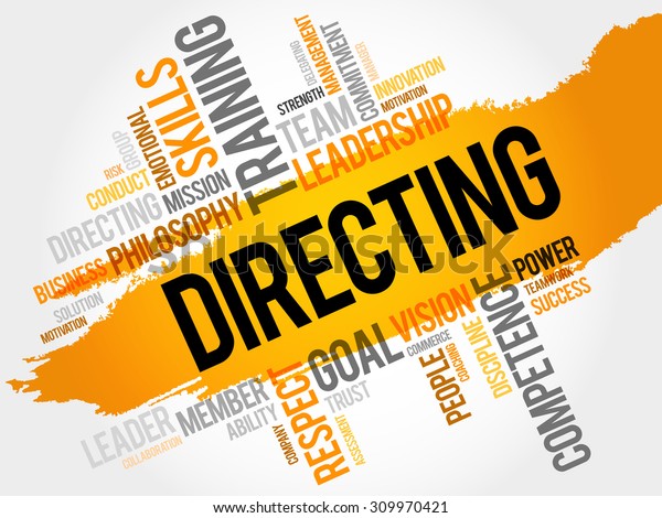 Directing Word Cloud Business Concept Stock Vector (Royalty Free ...
