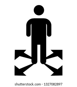 Direction Concept Pictogram Design Stock Vector (Royalty Free ...