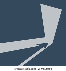 Direction Entrance Exit Input Output Arrow Stock Vector (Royalty Free ...