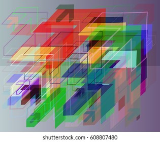 Direction Vector Art Stock Vector (Royalty Free) 608807480 | Shutterstock