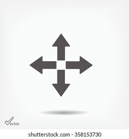 Directions Icon Stock Vector (Royalty Free) 358153730 | Shutterstock