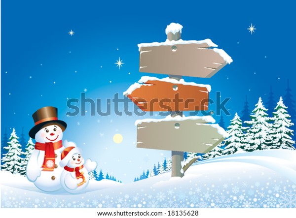 Directions North Pole Stock Vector (Royalty Free) 18135628