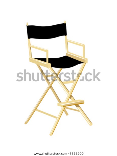 Directors Chair Vector Hand Drawn Original Stock Vector (Royalty Free ...