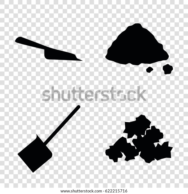 Dirt Icons Set Set 4 Dirt Stock Vector (Royalty Free) 622215716 ...