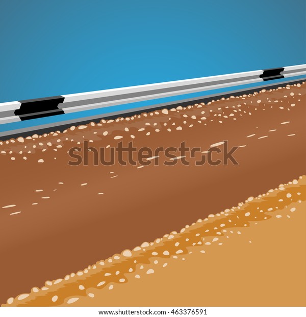 Dirt Road Vector Illustration Cartoon Style : image vectorielle de ...
