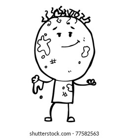 Dirty Boy Cartoon: เวกเตอร์สต็อก (ปลอดค่าลิขสิทธิ์) 117255097 ...
