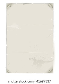 Dirty Crumpled Sheet Paper Stock Vector (Royalty Free) 41697337 ...