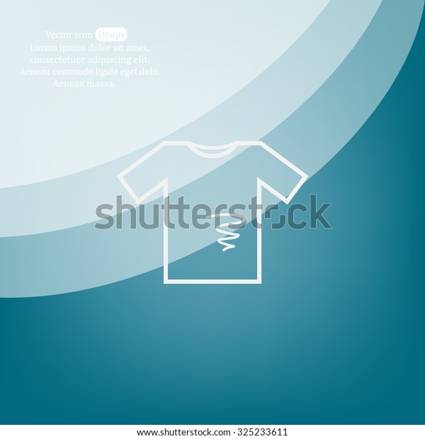 Dirty Shirt Vector Icon Stock Vector (Royalty Free) 325233611 ...