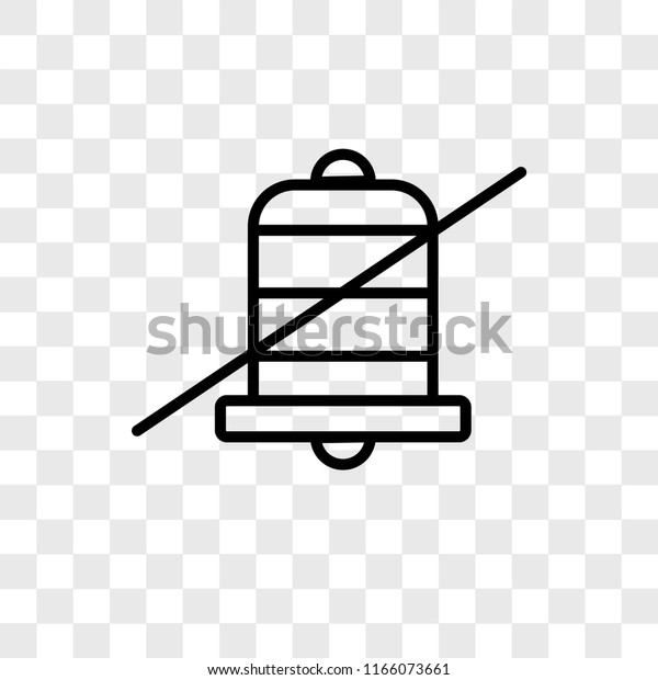 Disable Alarm Vector Icon Isolated On Stock Vector (Royalty Free ...