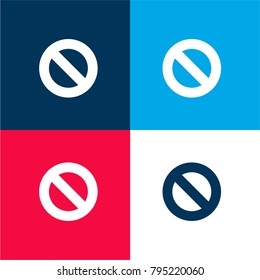 Disable Four Color Material Minimal Icon Stock Vector (Royalty Free ...