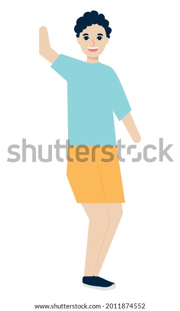 Disabled Man Amputated Arms Stock Vector (Royalty Free) 2011874552 ...