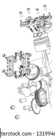1903 Colt Revolver Patent Art Stock Vector (Royalty Free) 2131351963 ...