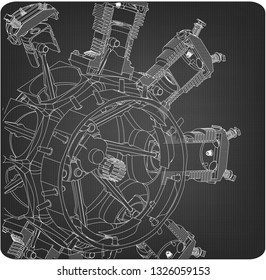 683 Radial engine Stock Vectors, Images & Vector Art | Shutterstock