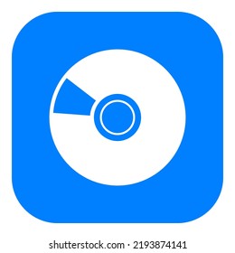 Disc App Icon On White Stock Vector (Royalty Free) 2193874141 ...