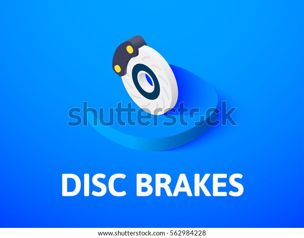 Disc Brakes Icon Vector Symbol Flat Stock Vector (Royalty Free ...