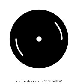 Disc Icon Vector Black Colour Stock Vector (Royalty Free) 1408168820