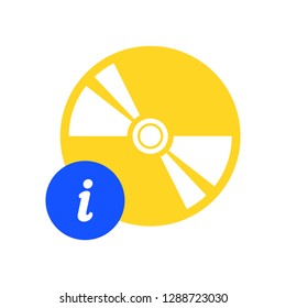 Disc Information Icon Stock Vector (Royalty Free) 1288723030 | Shutterstock