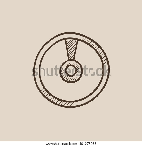 Disc Sketch Icon Stock Vector (Royalty Free) 401278066 | Shutterstock