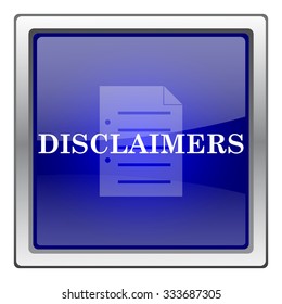 937 Disclaimer icon Images, Stock Photos & Vectors | Shutterstock