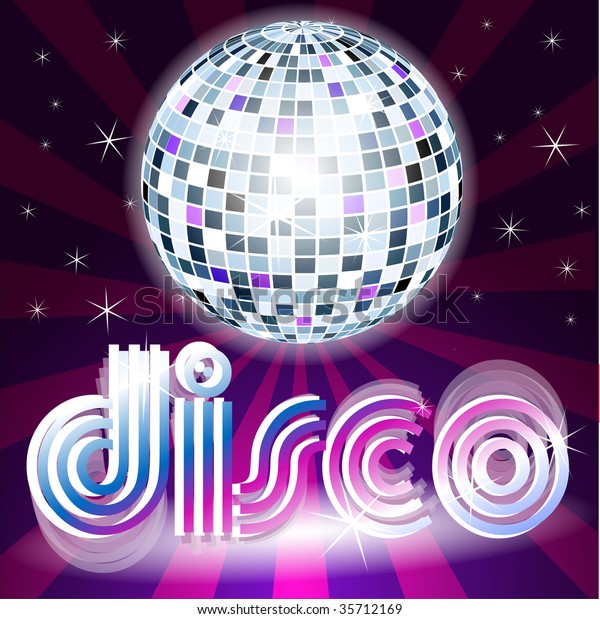 Disco: Stock-Vektorgrafik (Lizenzfrei) 35712169 | Shutterstock