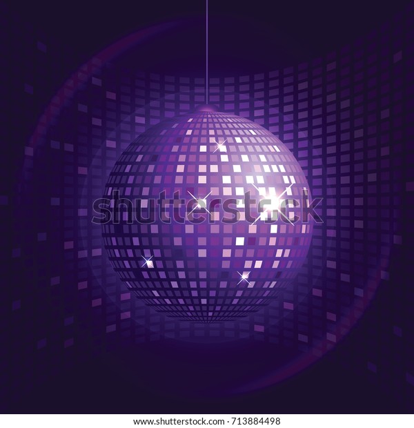 Disco Ball Fun Party Vector Illustration Stock Vector (Royalty Free ...