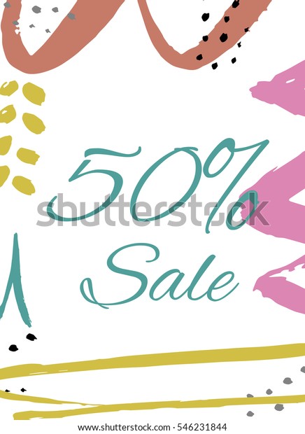 Discount Card Design Can Be Used Stock Vector (Royalty Free) 546231844