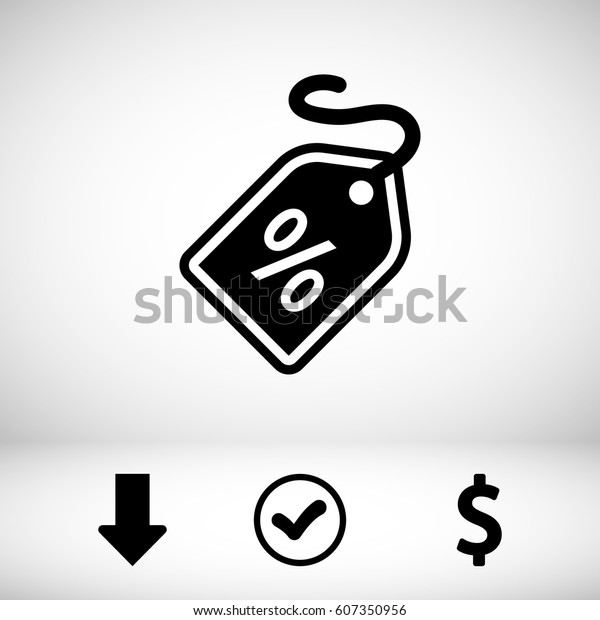 Discount Label Interface Commercial Symbol Percentage 스톡 벡터(로열티 프리 ...