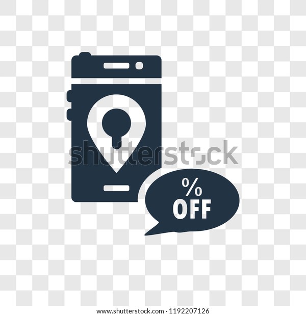 Discount Vector Icon Isolated On Transparent Stock Vector (Royalty Free ...
