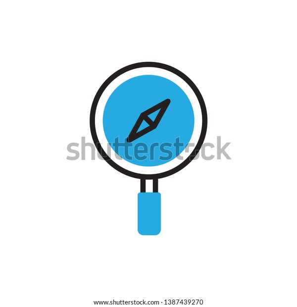 Discover Icon Vector Design Modern Icon Stock Vector (Royalty Free ...